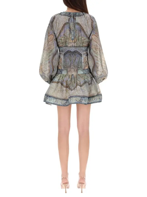 Zimmermann Wonderlust Mini Dress - Multicolour