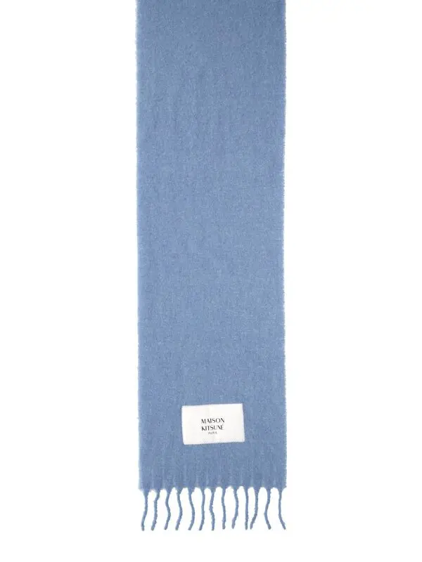 Maison Kitsuné Alpaca' Scarf - Blue