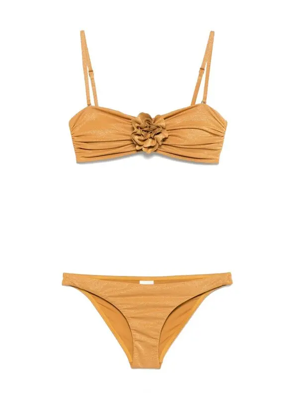 Zimmermann Lucky Flower Bikini Set - Gold