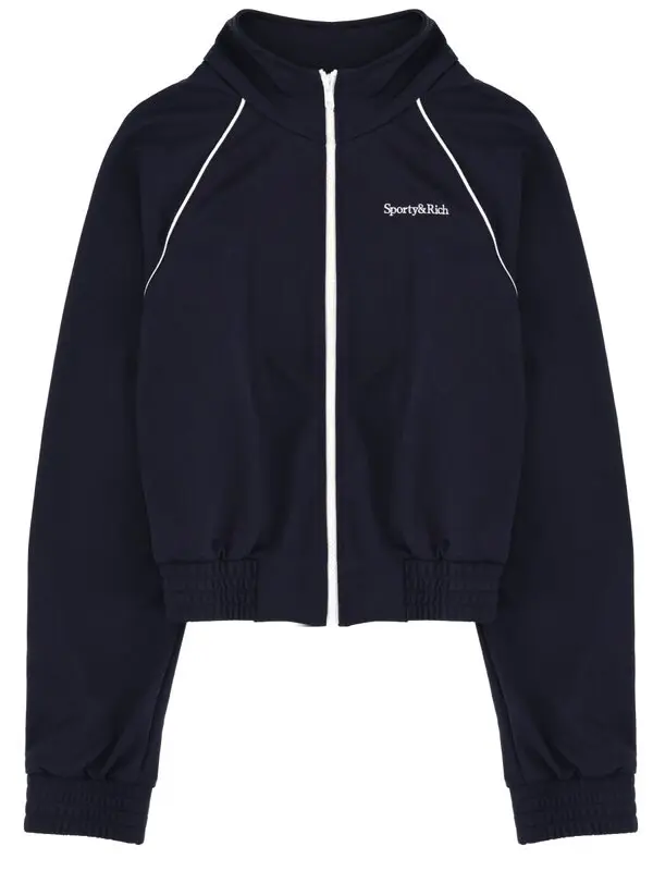 SPORTY&RICH Boxy Fit Logo Sweatshirt