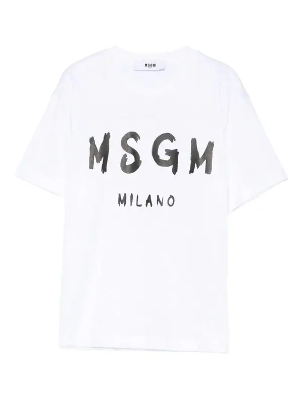 MSGM T-shirt With Logo - White