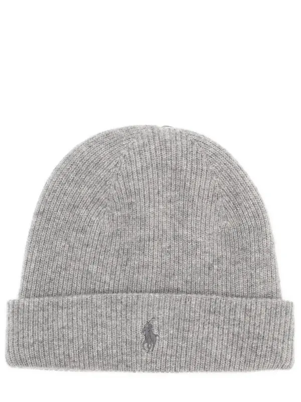 Polo Ralph Lauren Cashmere Beanie - Grey