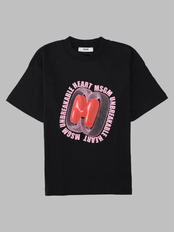 MSGM T-shirt With Logo - Black
