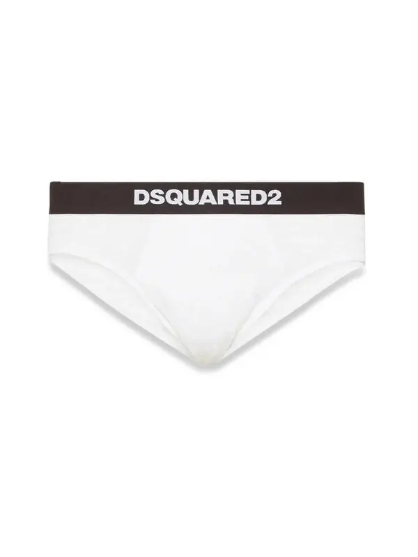 Dsquared2 Briefs With Logo - White