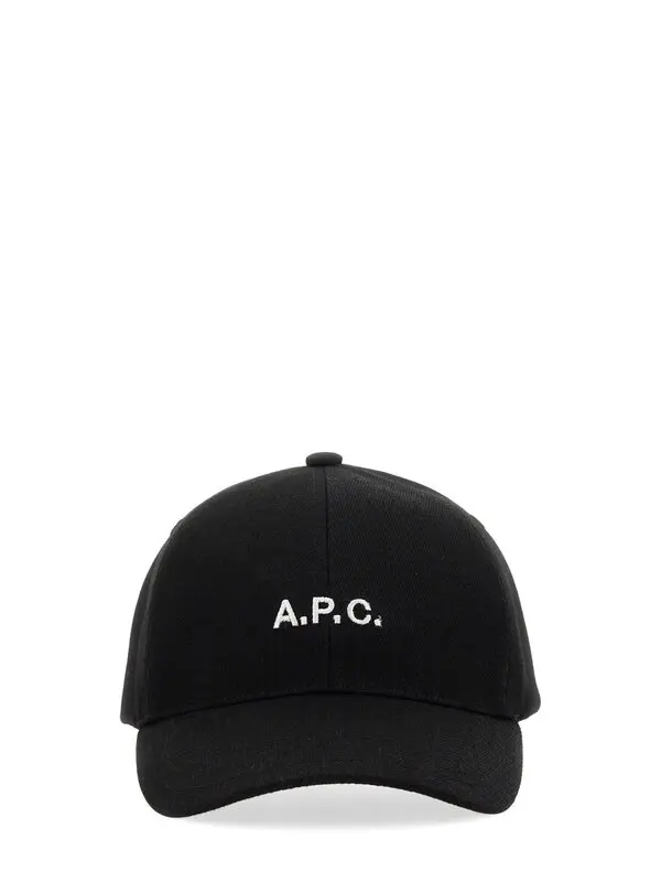 A.p.c. Charlie Baseball Cap - Black