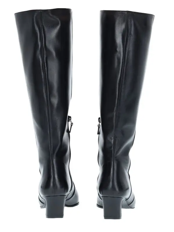 STUART WEITZMAN Stassi Leather Boots - Black