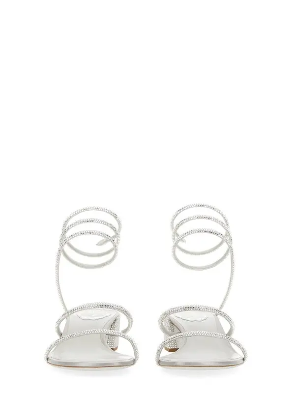 Rene Caovilla Sandalo Cleo Sandals - Silver