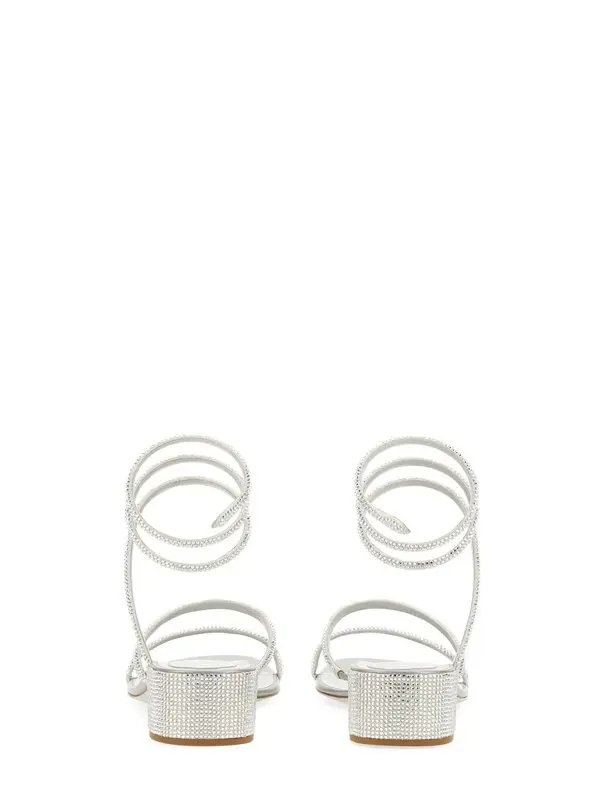 Rene Caovilla Sandalo Cleo Sandals - Silver