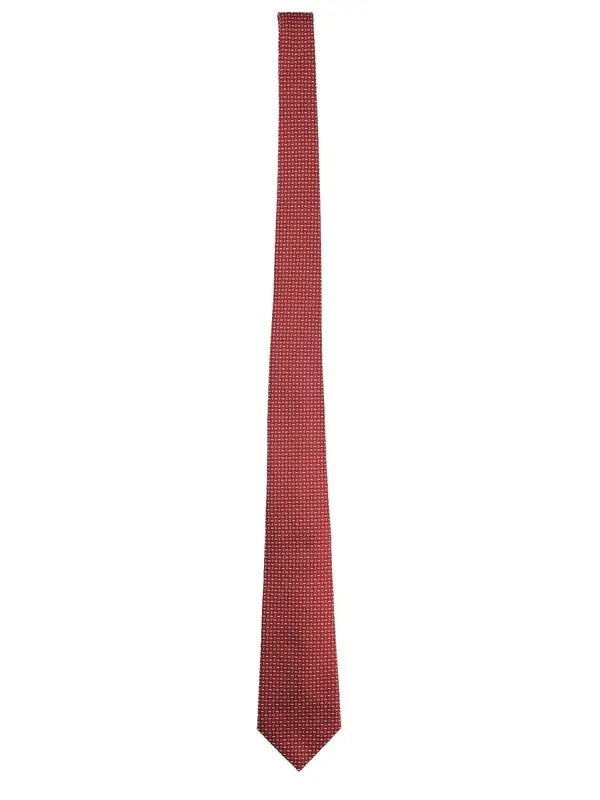 Giorgio Armani Silk Neck Tie - Bordeaux
