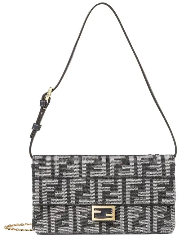 Fendi Baguette' Wallet - Black