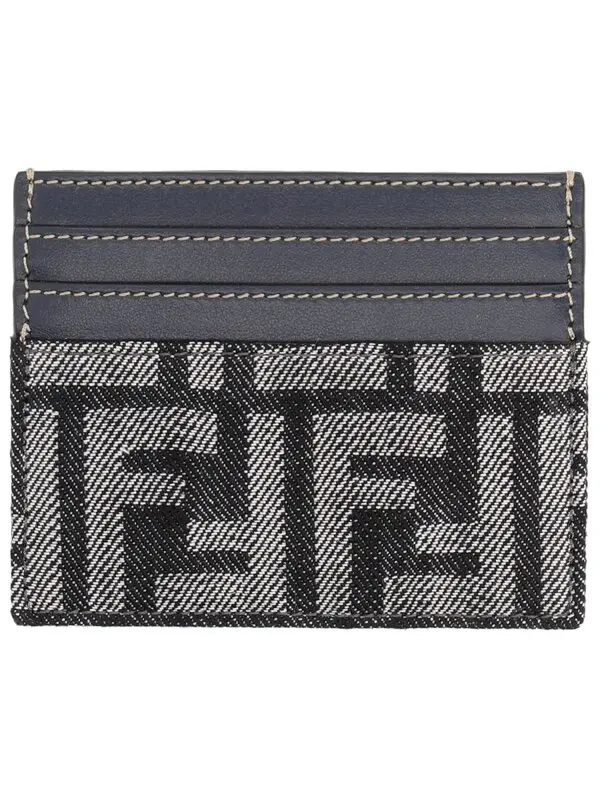 Fendi Card Holder 'baguette - Black