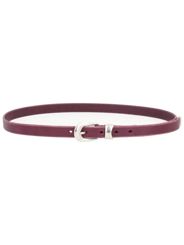 Our Legacy Leather Belt - Bordeaux