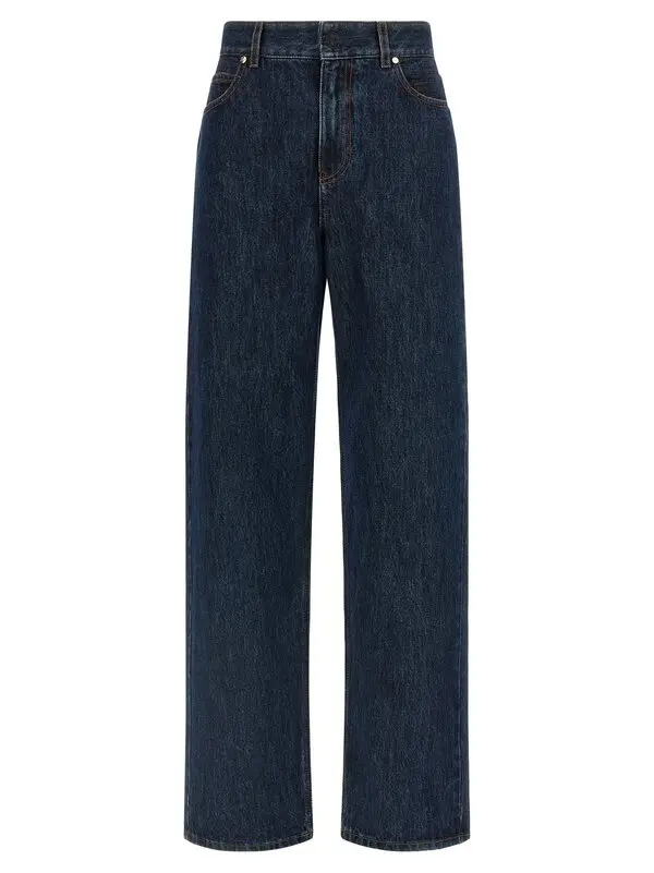 Fendi Ff Padded Jeans