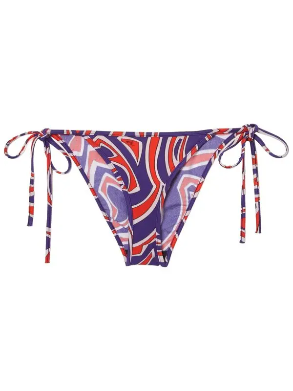 Emilio Pucci Labyrinth' Print Bikini Bottom - Multicolour