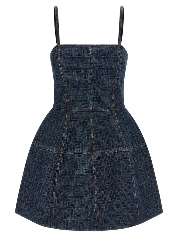 Fendi Ff' Denim Dress