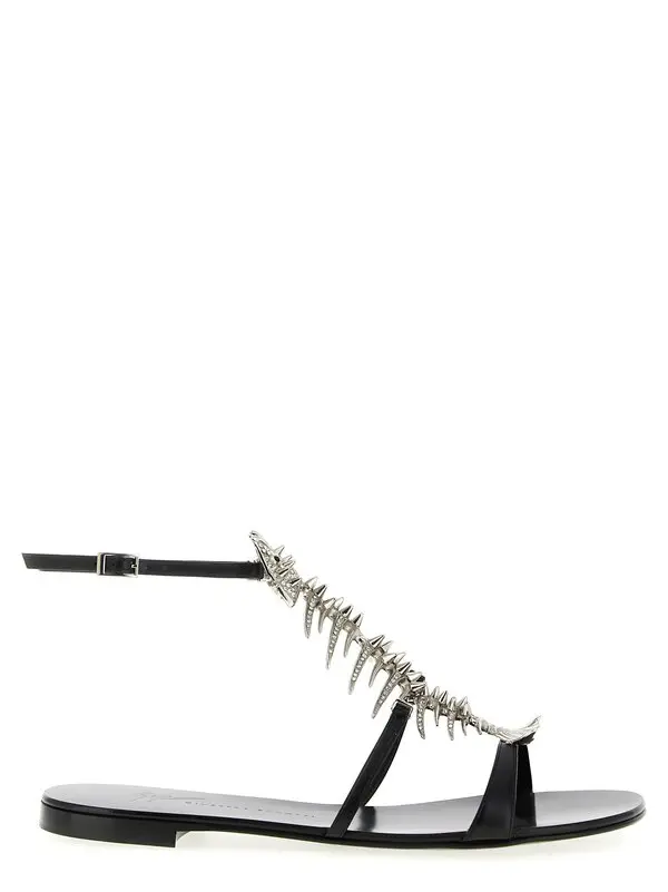 GIUSEPPE ZANOTTI Slim Sandals - Black