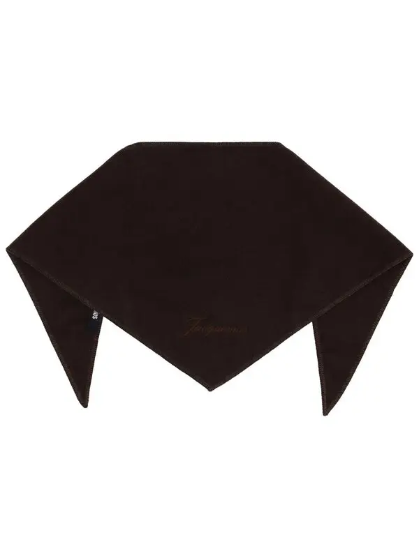 Jacquemus Cashmere' Bandana - Brown