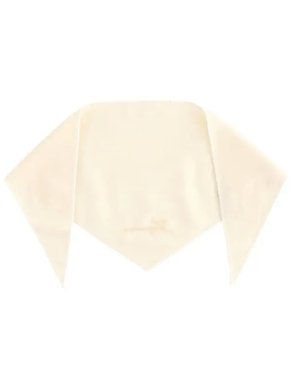 Jacquemus Cashmere' Bandana - White