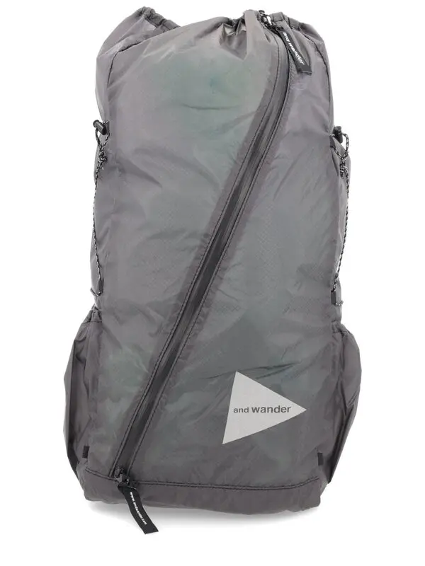AND WANDER Sil Daypack Backpack - Grey