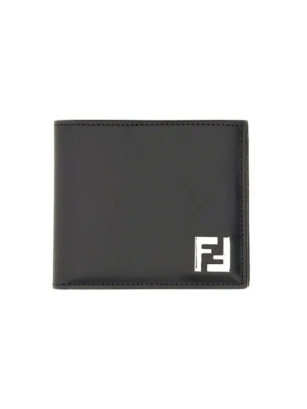 Fendi Bifold Wallet 'ff' Squared - Black