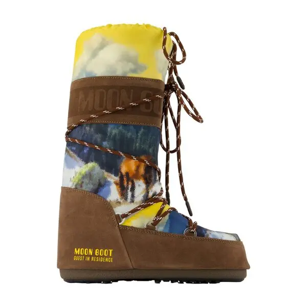 Moon Boot Mb X Gir Icon Postcard Boots - Multicolor