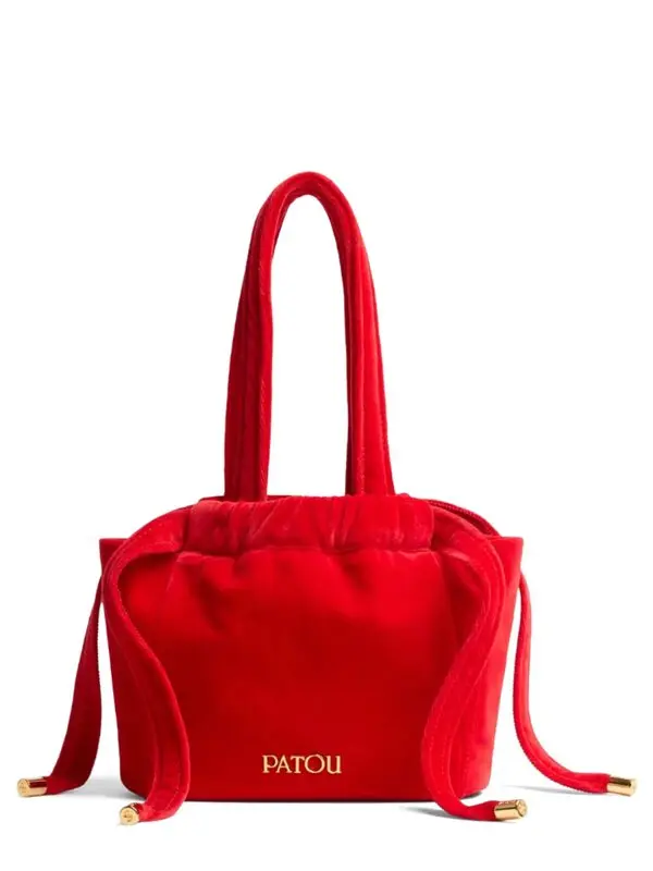 PATOU Velvet Clutch - Red