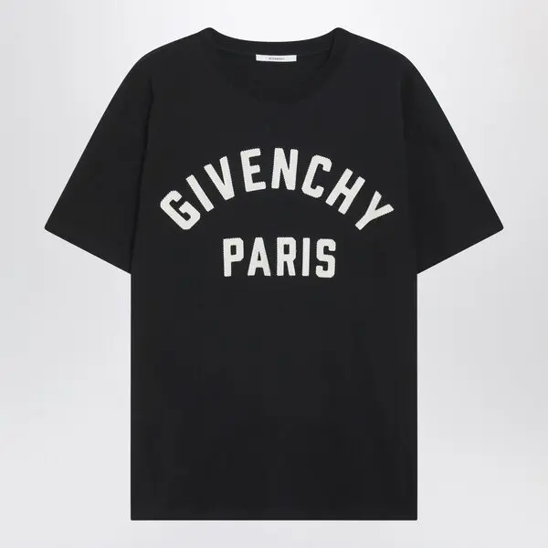 Givenchy Short Sleeve Logo T Shirt - Black