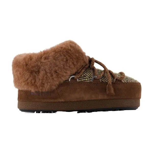 Moon Boot Mb X Gir Evx Leather Sandals - Brown