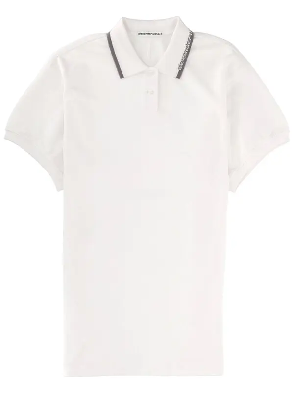 Alexander Wang Polo Mini Dress - White