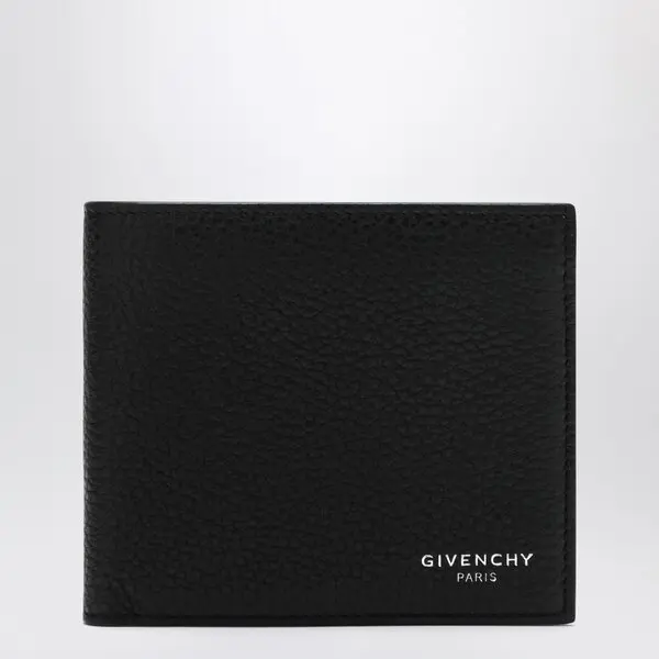 Givenchy Leather Bi Fold Wallet - Black