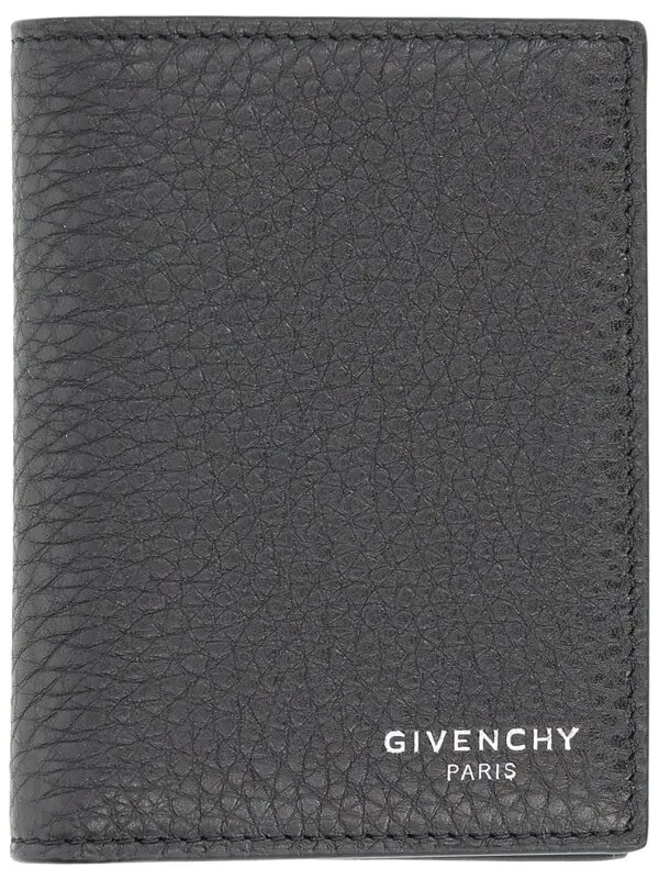 Givenchy Grain Leather Card Holder - Black