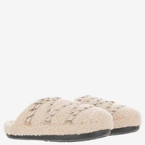 Moon Boot Teddy Slipper In Shearling