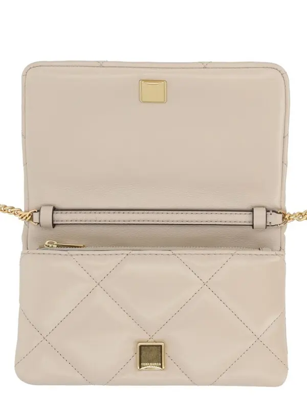 Tory Burch Kira' Wallet With Chain - Beige