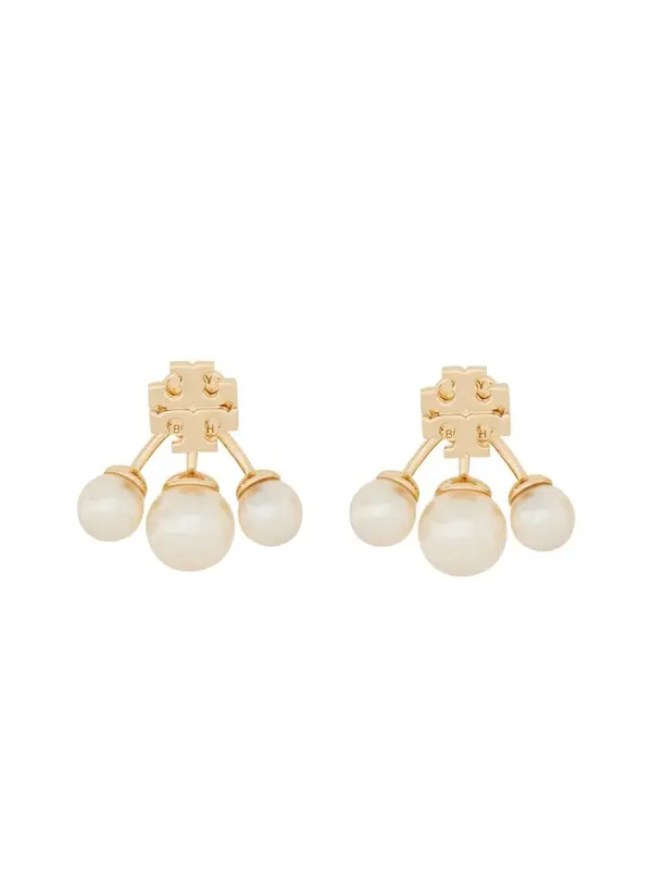 Tory Burch Kira Pearl Drop Earrings - Gold