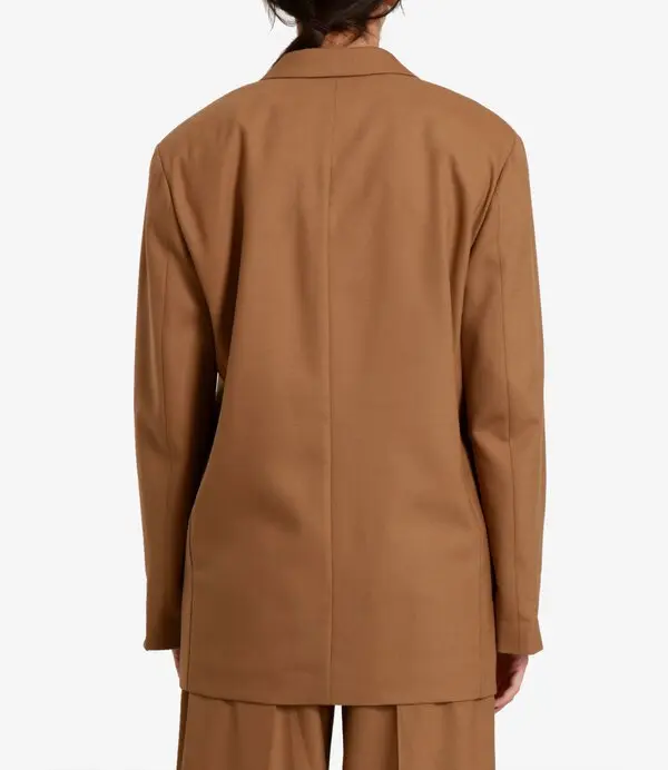 Alberta Ferretti Satin Sleeveless Top - Camel