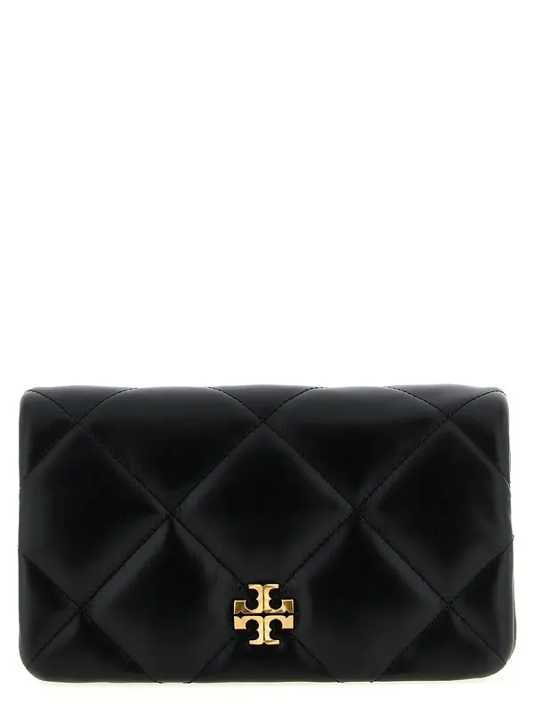 Tory Burch Kira Diamond' Chain Wallet - Black