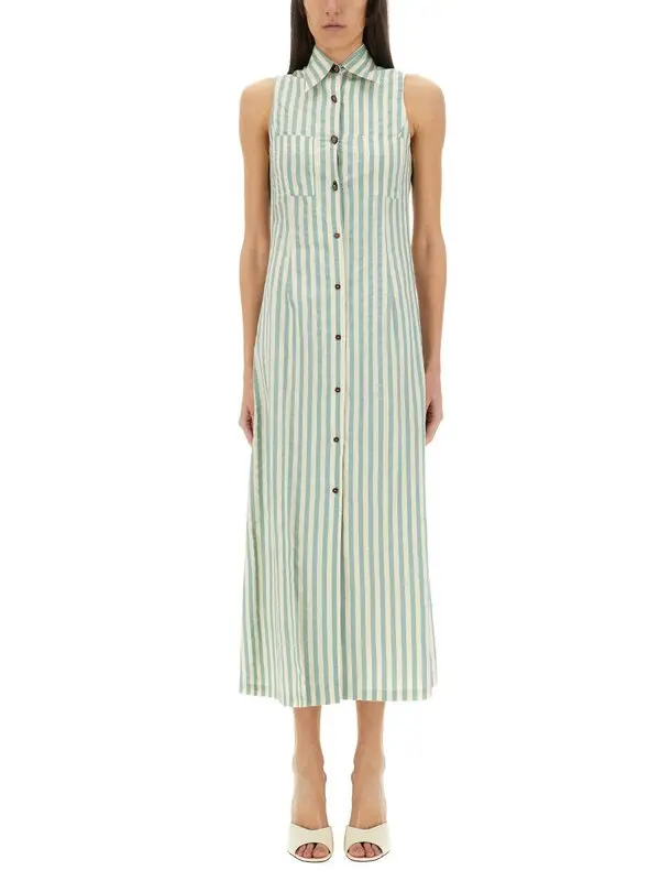 ALYSI Stripe Chemisier Dress