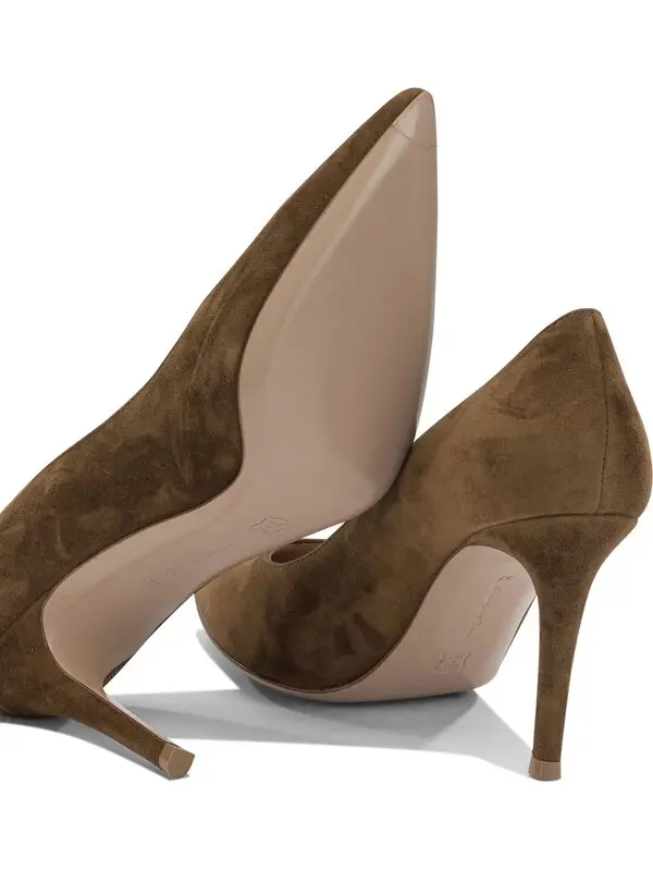 GIANVITO ROSSI 85 Mm Pumps - Brown
