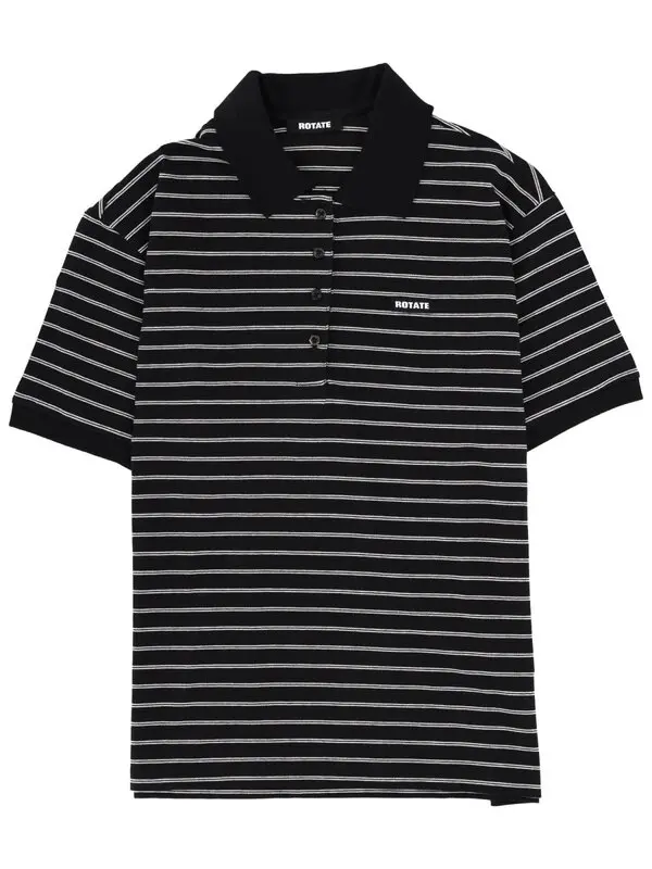 ROTATE BY BIRGER CHRISTENSEN Logo Polo - Black