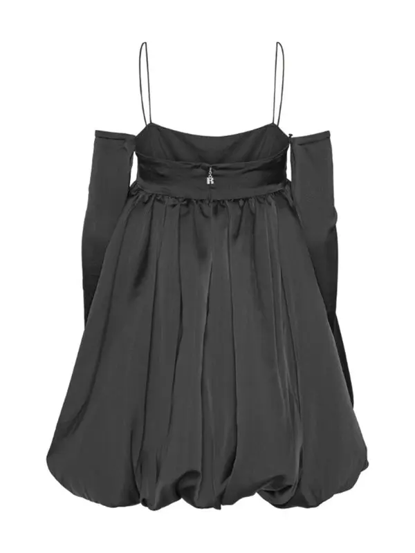 ROTATE BY BIRGER CHRISTENSEN Mini 'bubble' Dress - Black