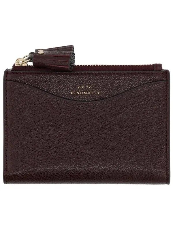 ANYA HINDMARCH Leather Wallet - Brown