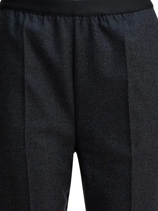 MAISON MARGIELA Straight Leg Wool Pants - Grey