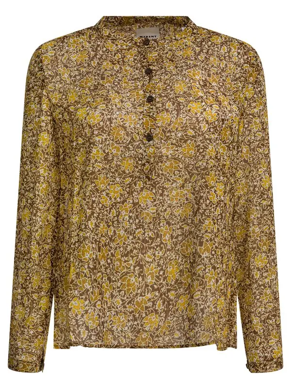 MARANT ETOILE Maria Floral Blouse