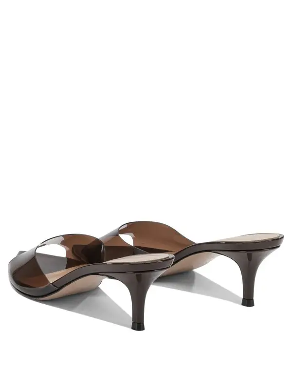 GIANVITO ROSSI Elle 55mm Mules - Brown