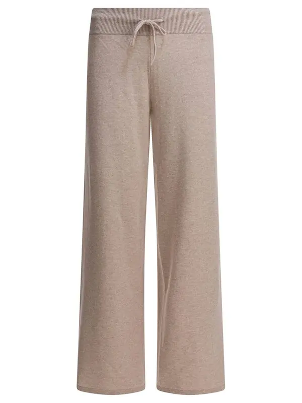 LISA YANG Cashmere Knit Trousers - Beige