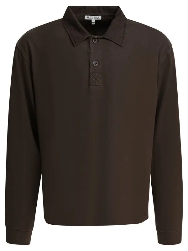 ALEX MILL Cotton 'rugby' Polo Shirt