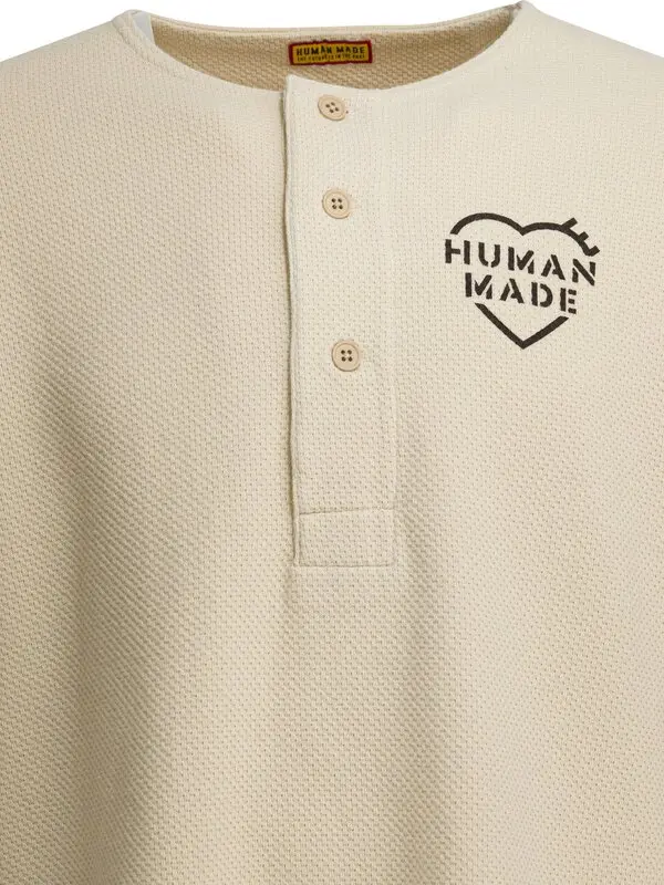 HUMAN MADE Henley' T Shirt