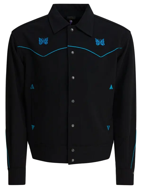 Needles Western Detail Overshirt Jacket - Black