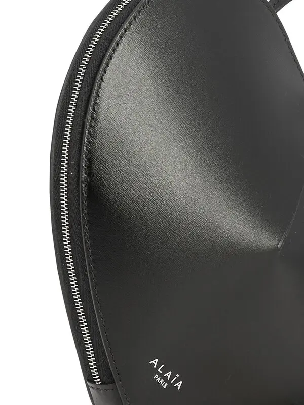 Alaïa Le Cœur' Leather Heart-shaped Bag - Black
