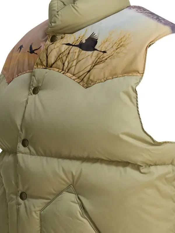 Needles X Rocky Mountain Featherbed Sleeveless Jacket - Beige